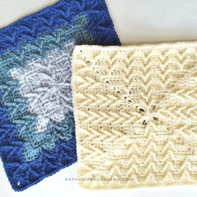 2021 CAL Block #18 by Raffamusa Designs - The Unraveled Mitten