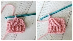 Left-Leaning Crochet Cable Stitch - The Unraveled Mitten