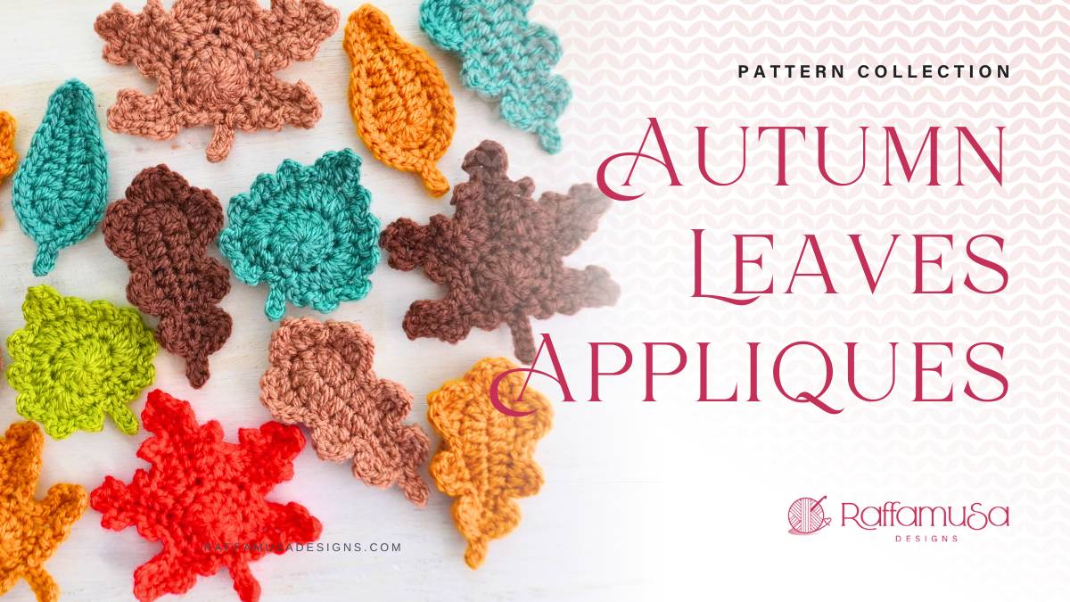 Fall Applique Crochet Patterns - The Unraveled Mitten